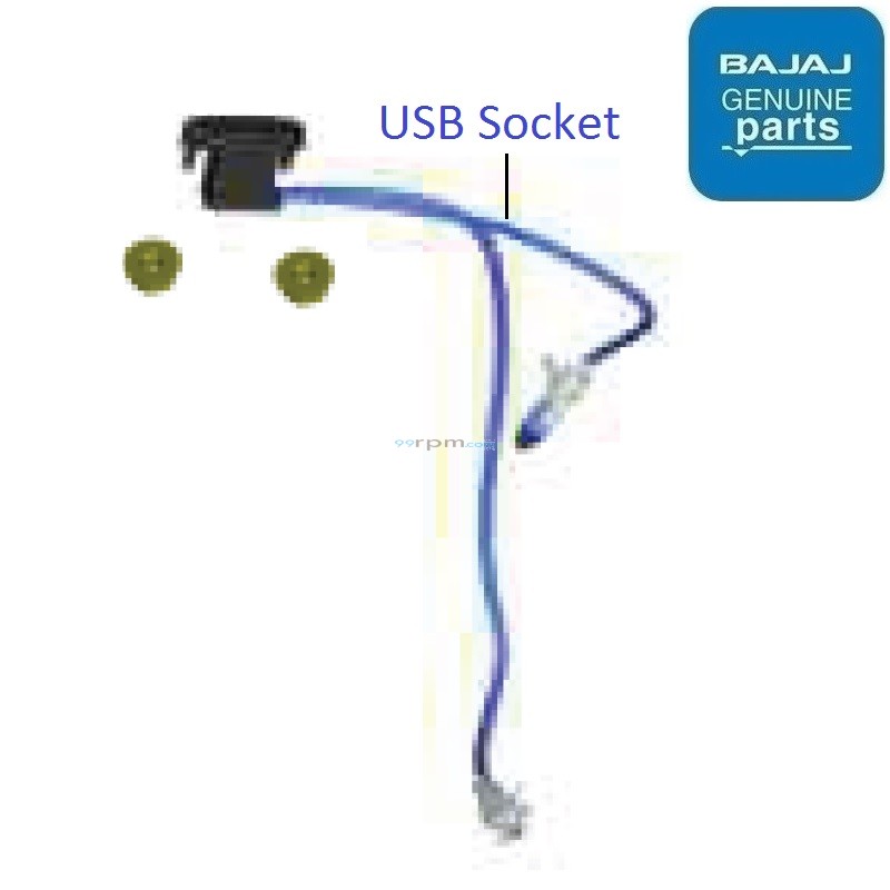 Bajaj Pulsar N160 (Single ABS, 2022-23): USB Charging Socket