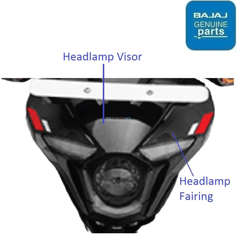 Bajaj Pulsar N160 (Single ABS, 2022-23): Headlamp Fairing