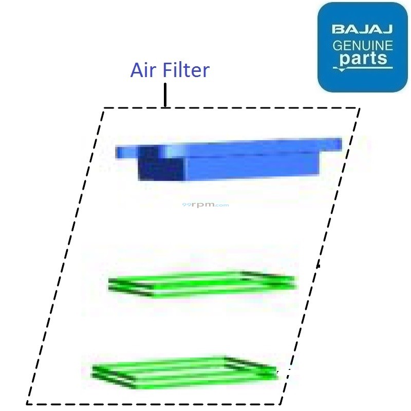 Bajaj Pulsar N250 (Single ABS, 2021-23): Air Filter