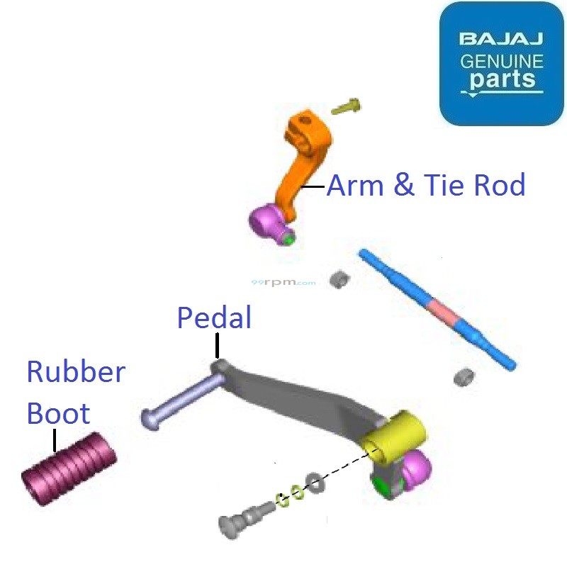 Bajaj Pulsar N250 (Single ABS, 2021-23): Gear Shift Pedal