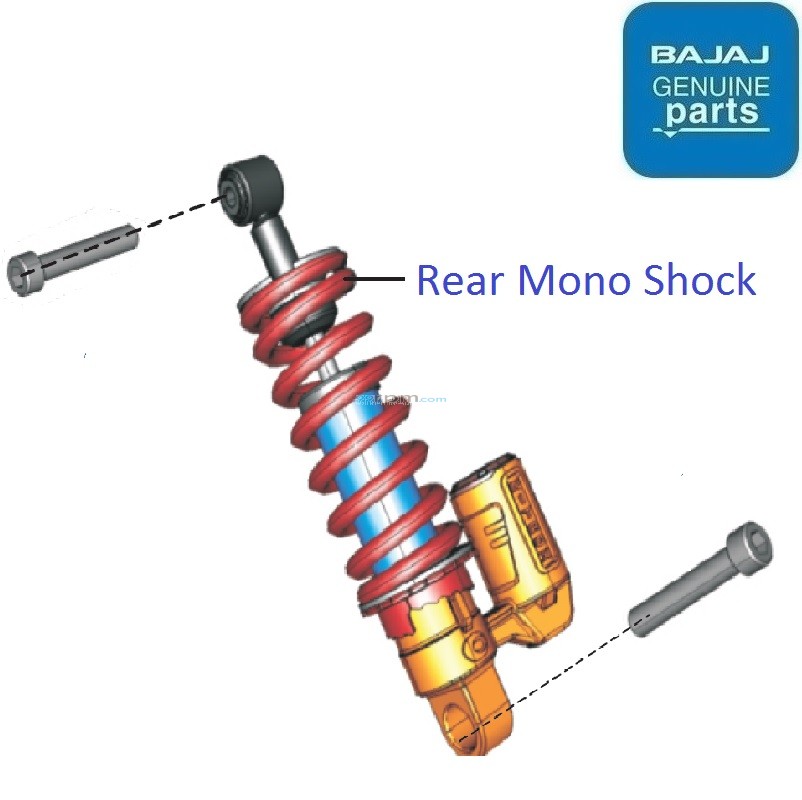 Bajaj Pulsar NS125 (2021-22): Rear Suspension Shockabsorber