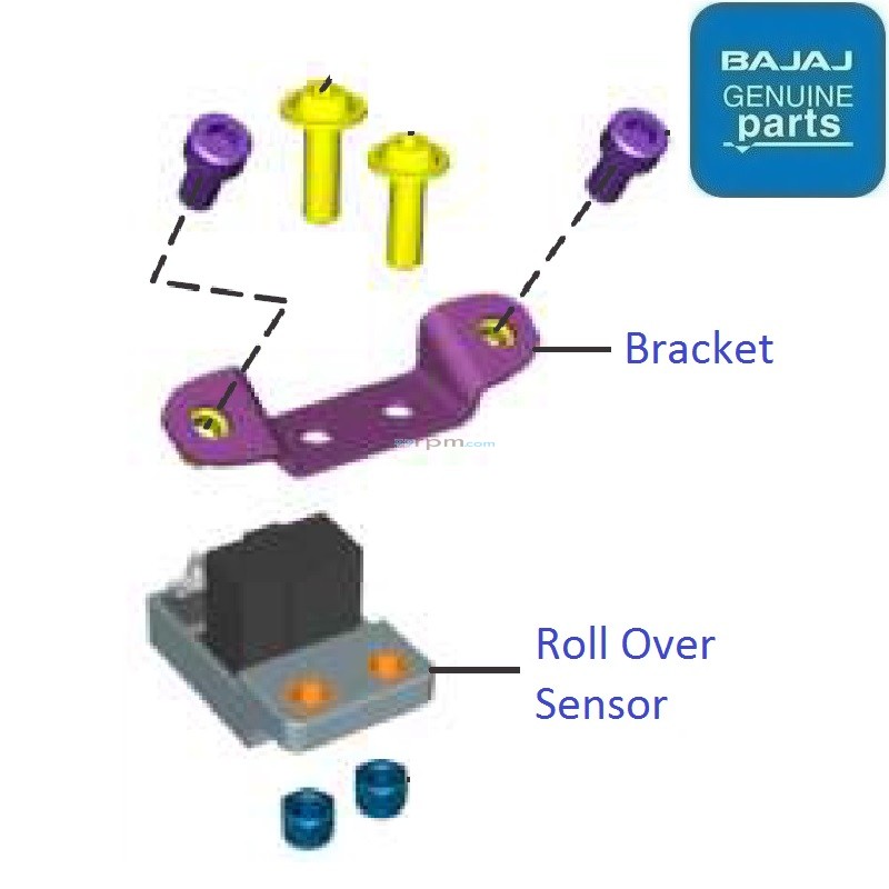 Bajaj Pulsar NS160 BS6: Roll Over Sensor
