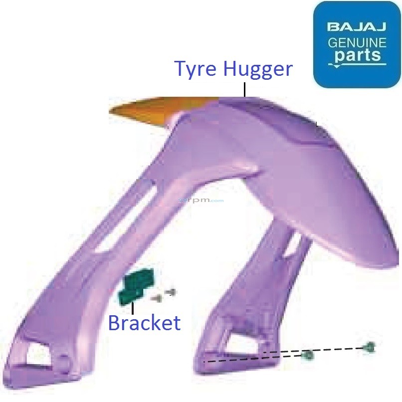 Bajaj Pulsar N160 (Dual ABS, 2022-23): Tyre Hugger