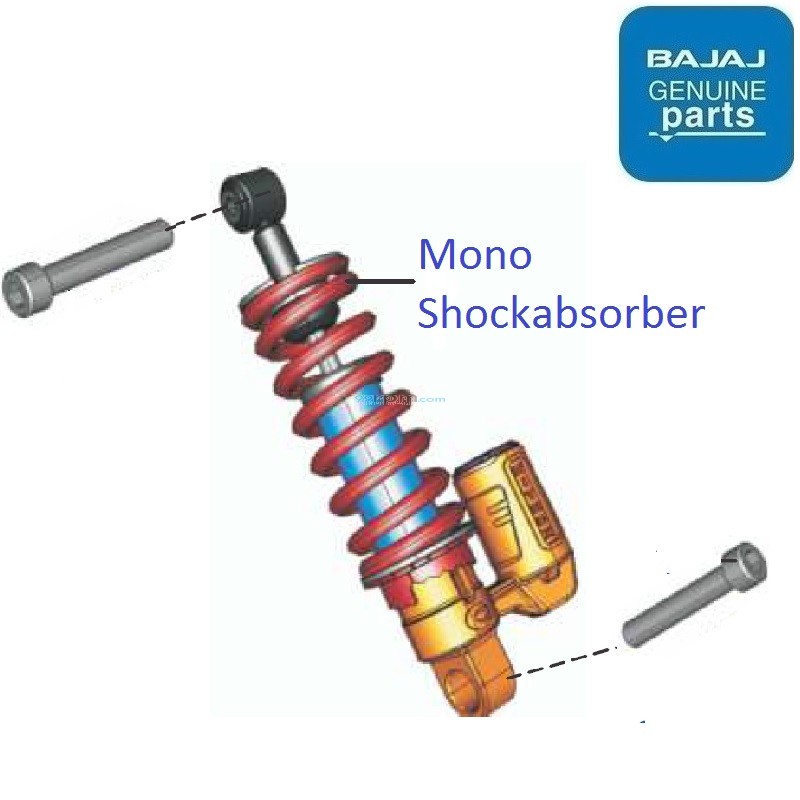 Bajaj Pulsar NS200 (BS6, Feb-Oct 2020): Rear Shockabsorber