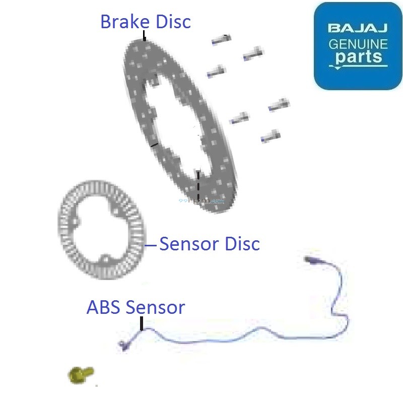 Bajaj Pulsar P150 (Twin Disc, 2022-23): Rear Brake Disc
