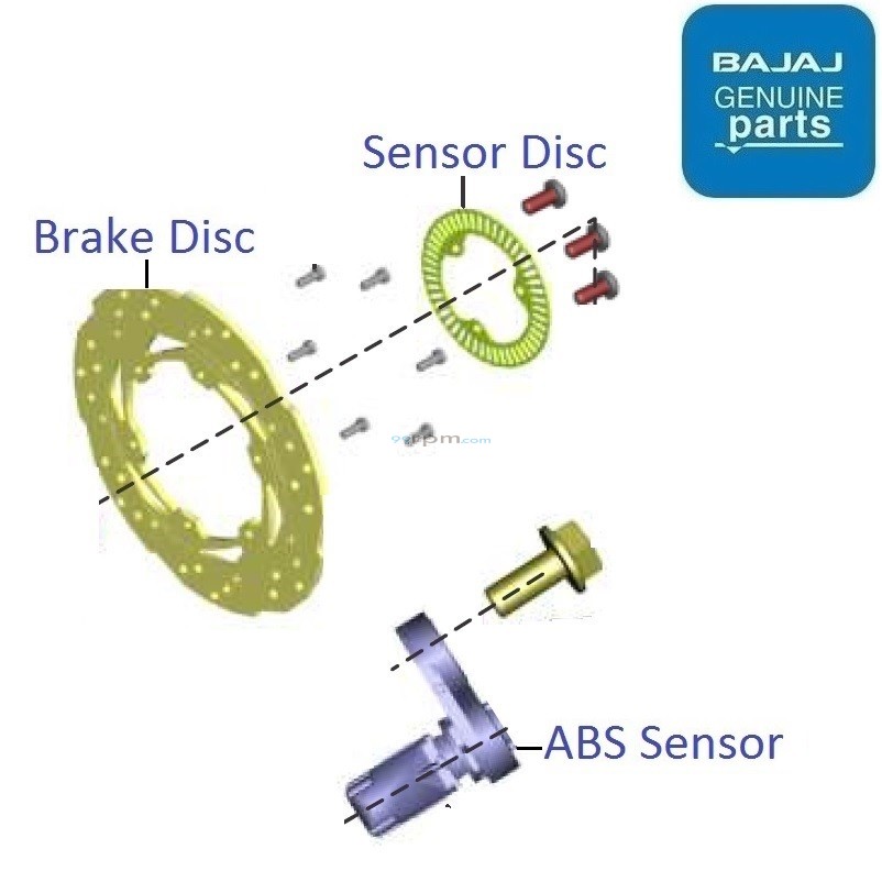 Bajaj Pulsar RS200 (BS6, 2021-2023): Rear Brake Disc