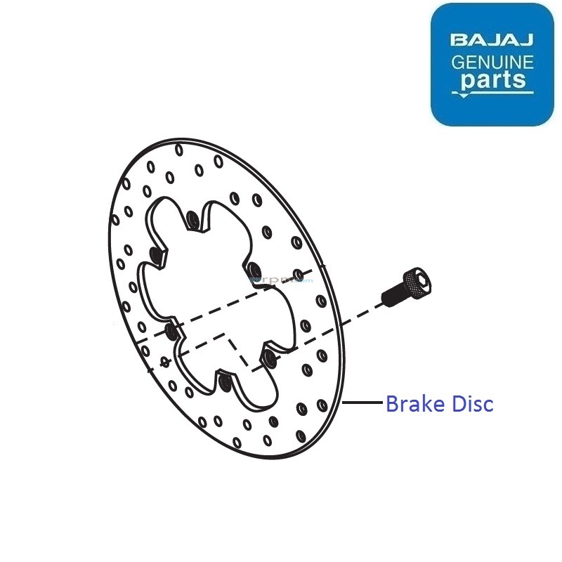 Bajaj Pulsar 220 DTS-Fi: Rear Brake Disc