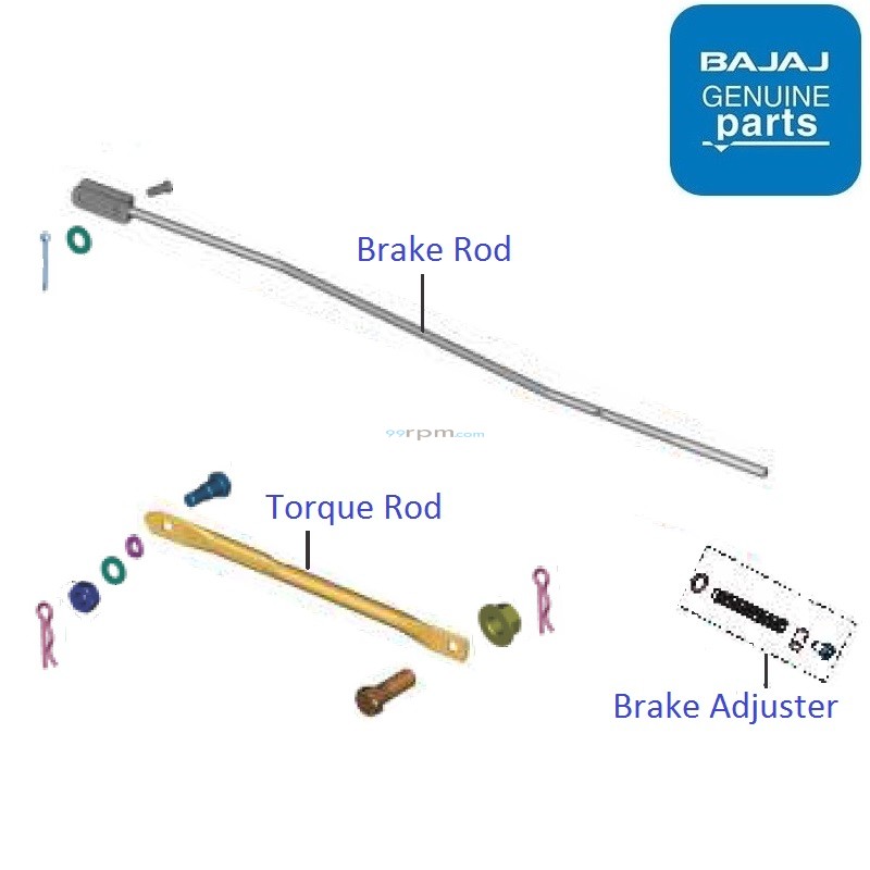 Bajaj Pulsar AS150: Rear Brake Rod