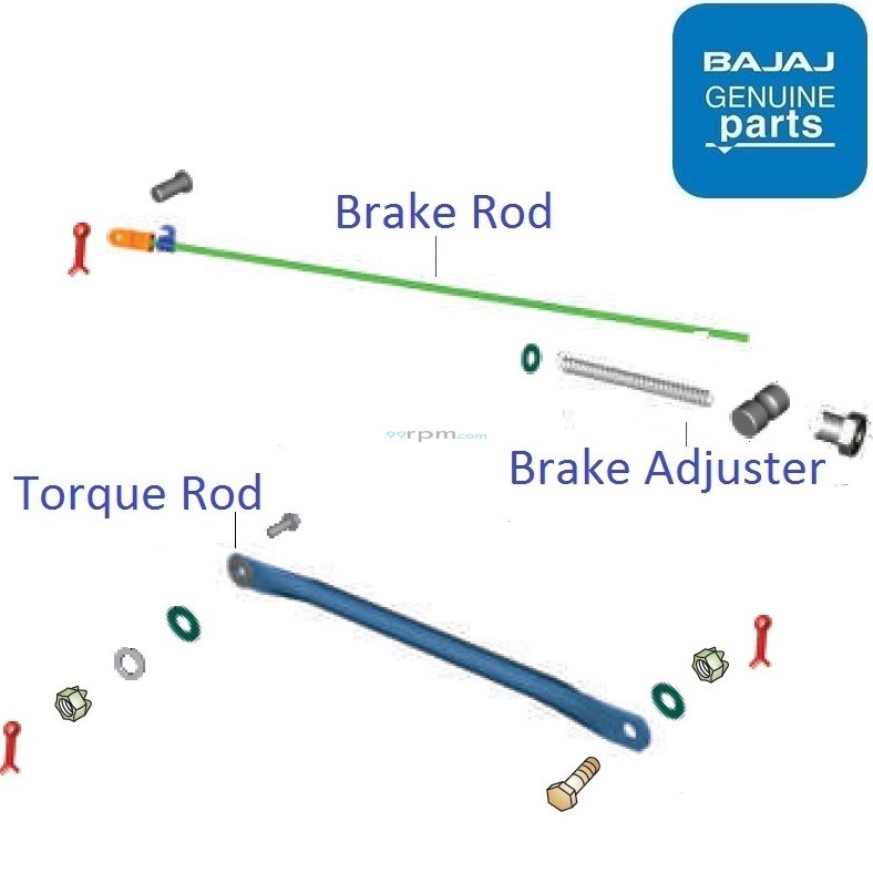 Bajaj V12: Rear Brake Rod