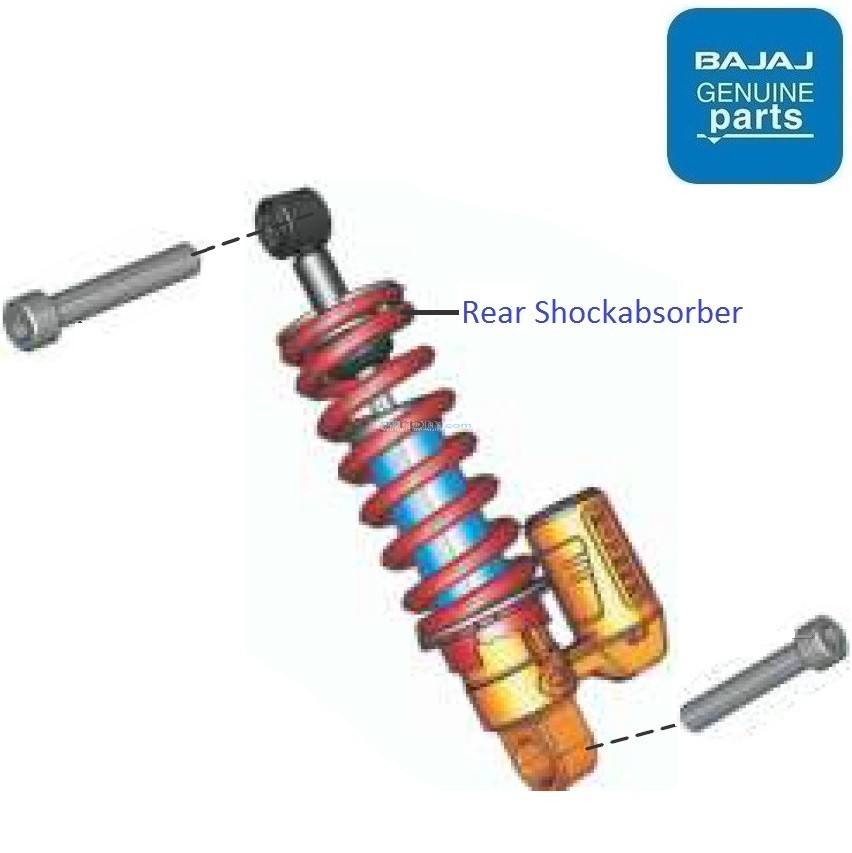 Bajaj Pulsar NS200 (BS4, 2017-19): Rear Suspension