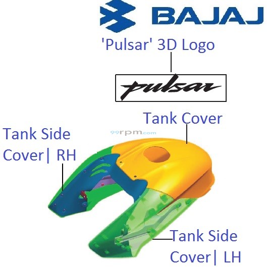 Bajaj Pulsar 200NS: Petrol Tank Cover