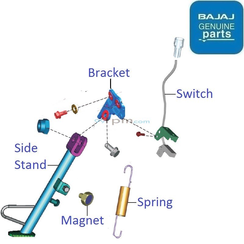 Bajaj Pulsar NS125 (2021-22): Side Stand