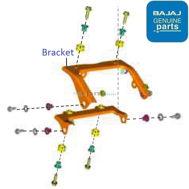 Bajaj CT110X: Headlamp Fairing Structure
