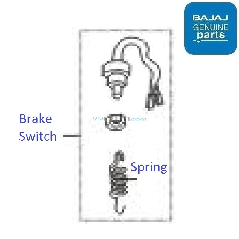 Bajaj Discover 100 4G (2012-2015): Rear Brake Switch