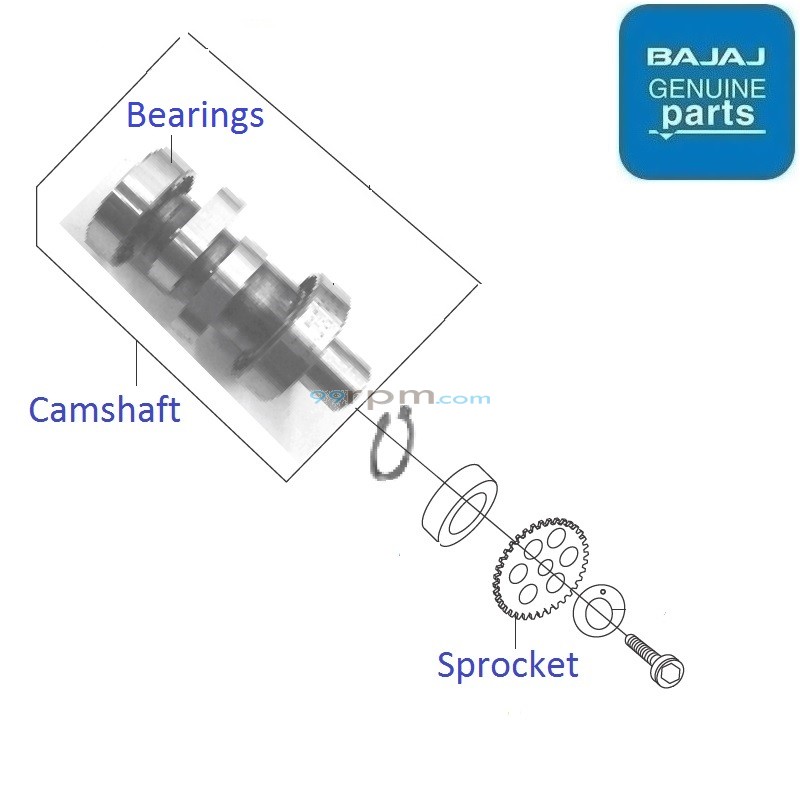 Bajaj Discover 125 Reintroduced(2015-2017): Camshaft