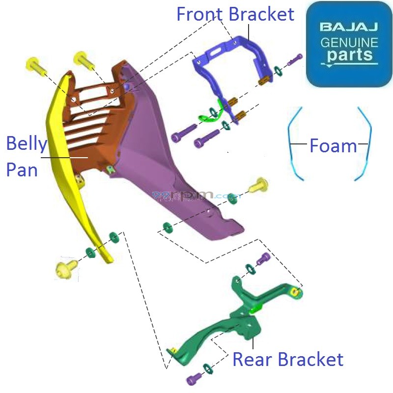 Dominar 250 (2020-23): Belly Pan