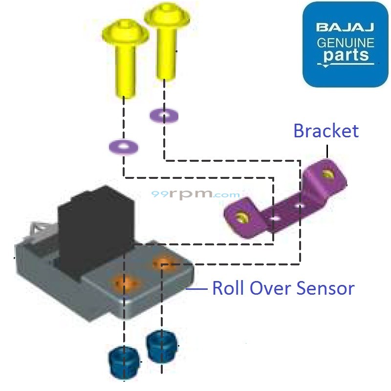 Dominar 250 (2020-23): Roll Over Sensor