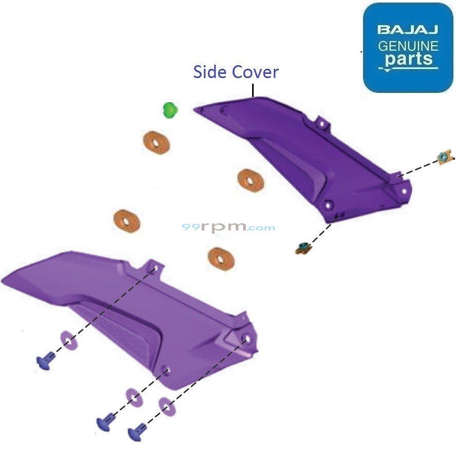 Bajaj Dominar 400 UG (BS4, 2019-20): Side Cover