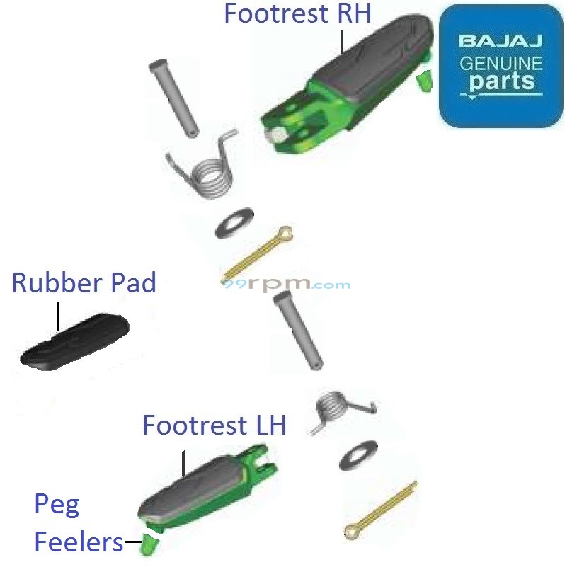 Dominar 400 (Touring, 2021-23): Front Footstep