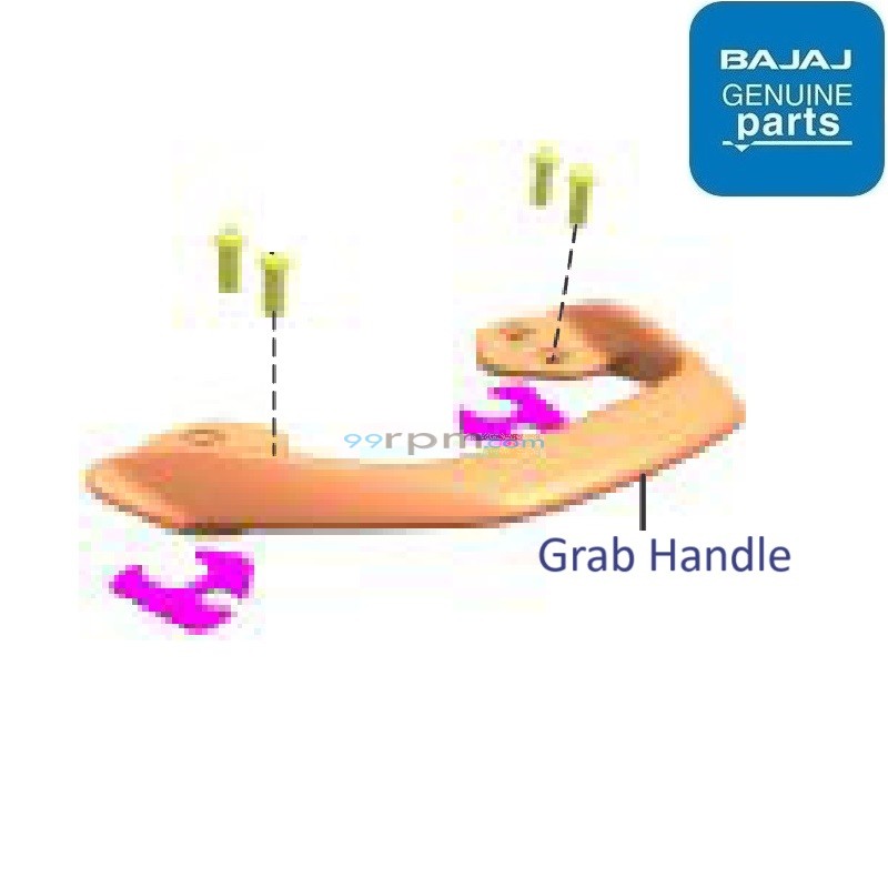 Bajaj Pulsar N150 (Single Disc, 2023-24): Grab Handle
