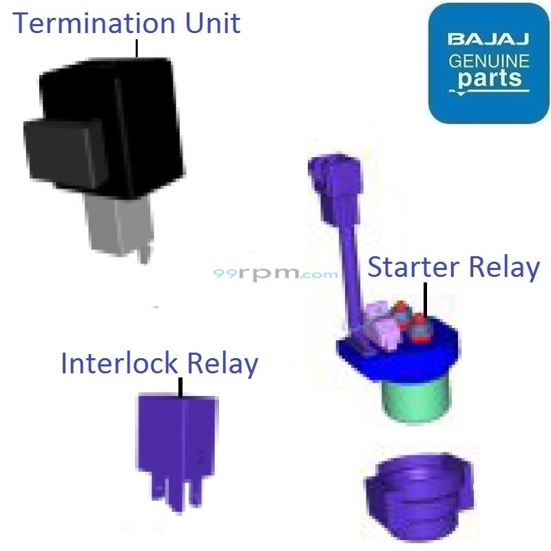 Bajaj Pulsar N250 (Twin Channel ABS, 2022-23): Relays