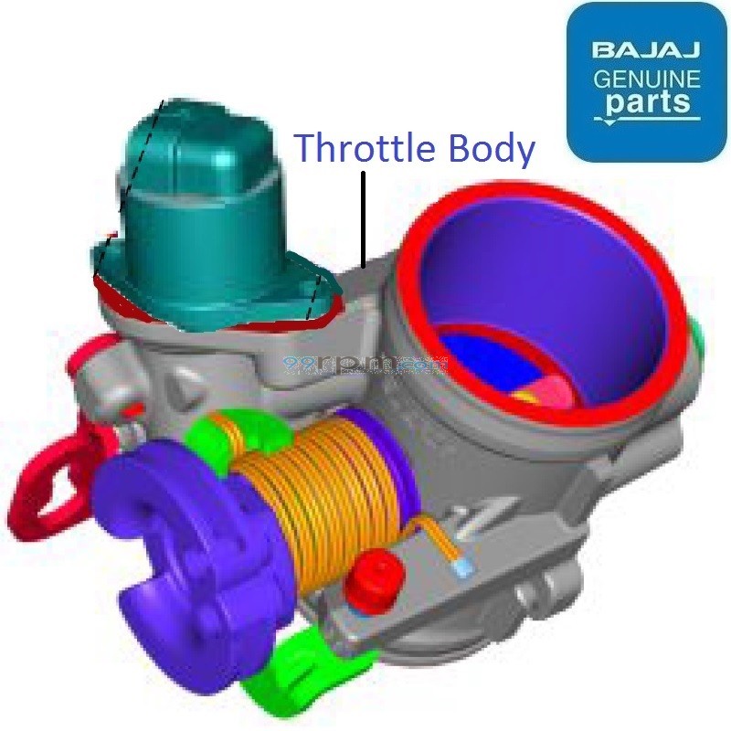 Bajaj Pulsar N250 (Twin Channel ABS, 2022-23): Throttle Body
