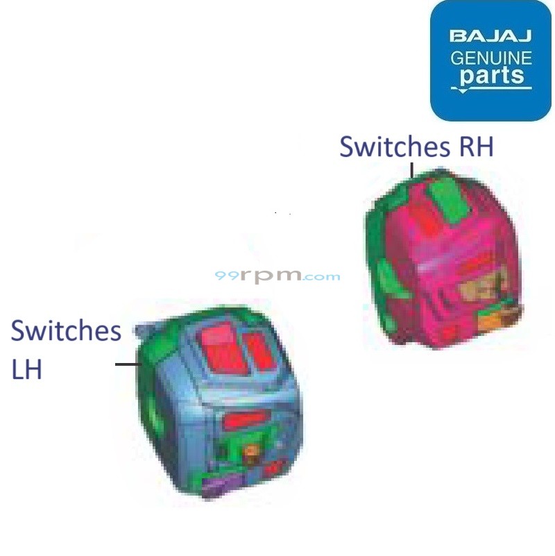 Bajaj Pulsar NS160 (LED Lamp, 2024): Control Switches