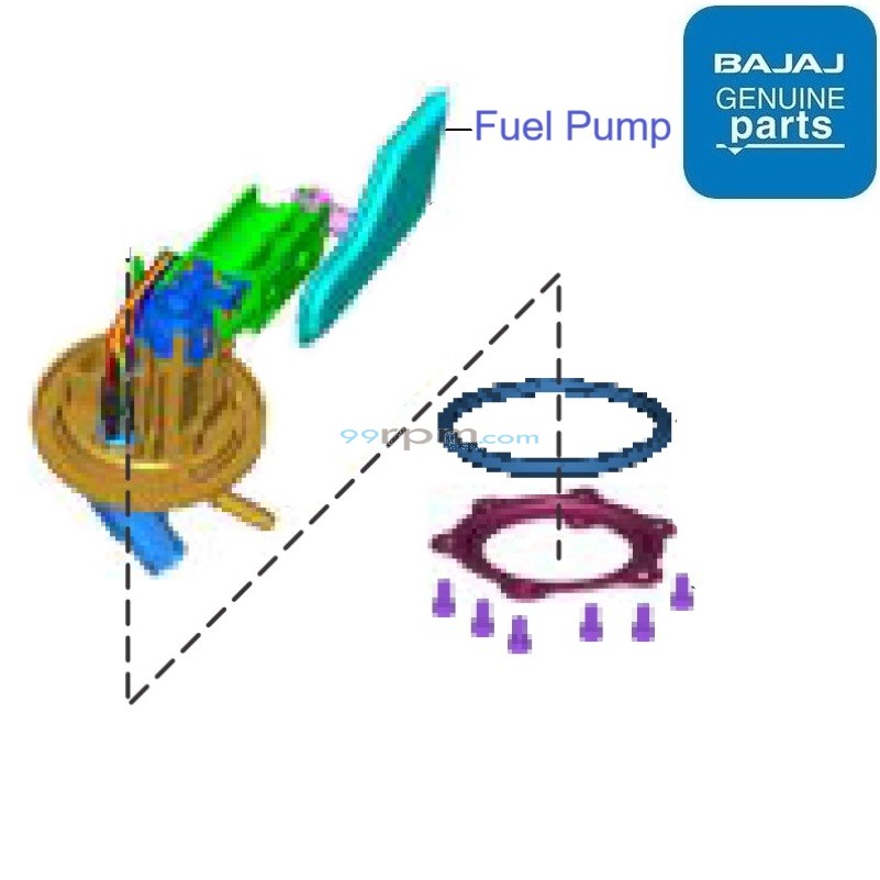 Bajaj Pulsar NS160 (USD Fork, 2023-2024): Fuel Pump