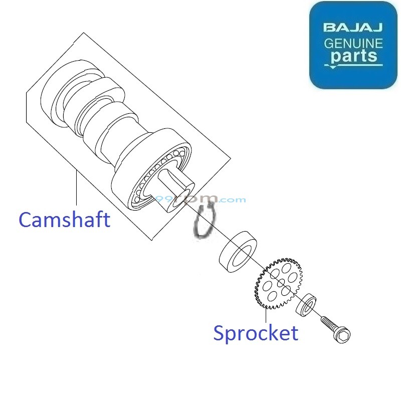 Bajaj Pulsar 135LS BS3(2009-2016) : Camshaft