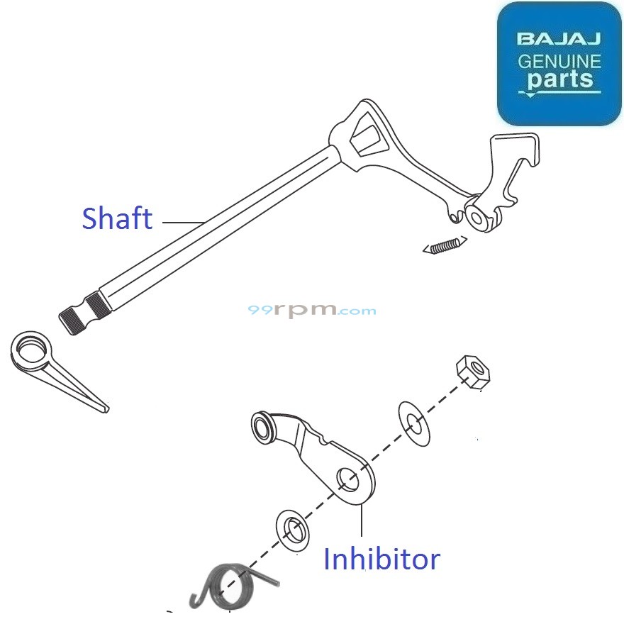 Bajaj Pulsar 135LS BS3(2009-2016) : Gear Change Shaft