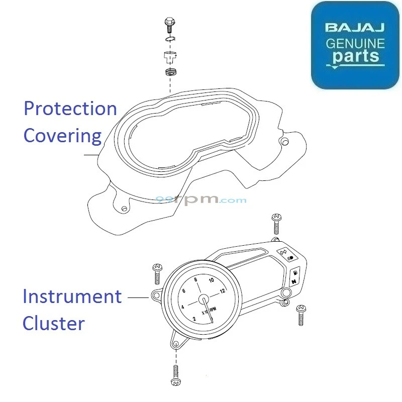 Bajaj Pulsar 135LS BS3(2009-2016) : Instrument Cluster