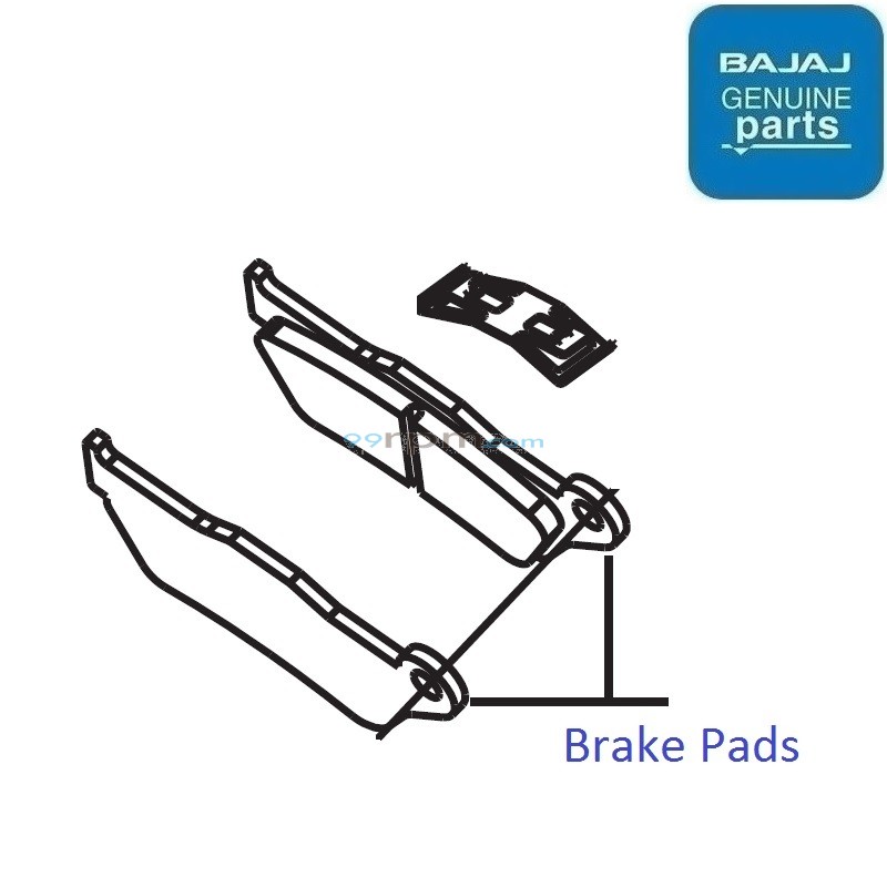 Pulsar 180 UG4 BS3 (2009-16) : Front Brake Pads