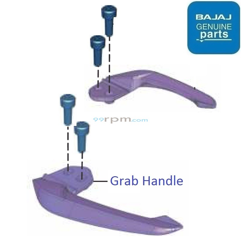 Bajaj Pulsar NS200 (BS6, 2021-2023): Rear Seat Grab Handle