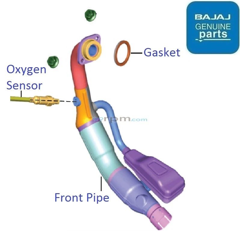 Bajaj Pulsar NS125 (2021-22): Exhaust Pipe