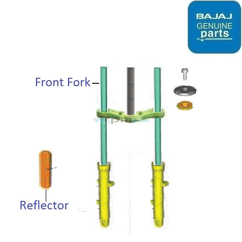 Bajaj Pulsar N160 (Dual ABS, 2022-23): Front Suspension Fork