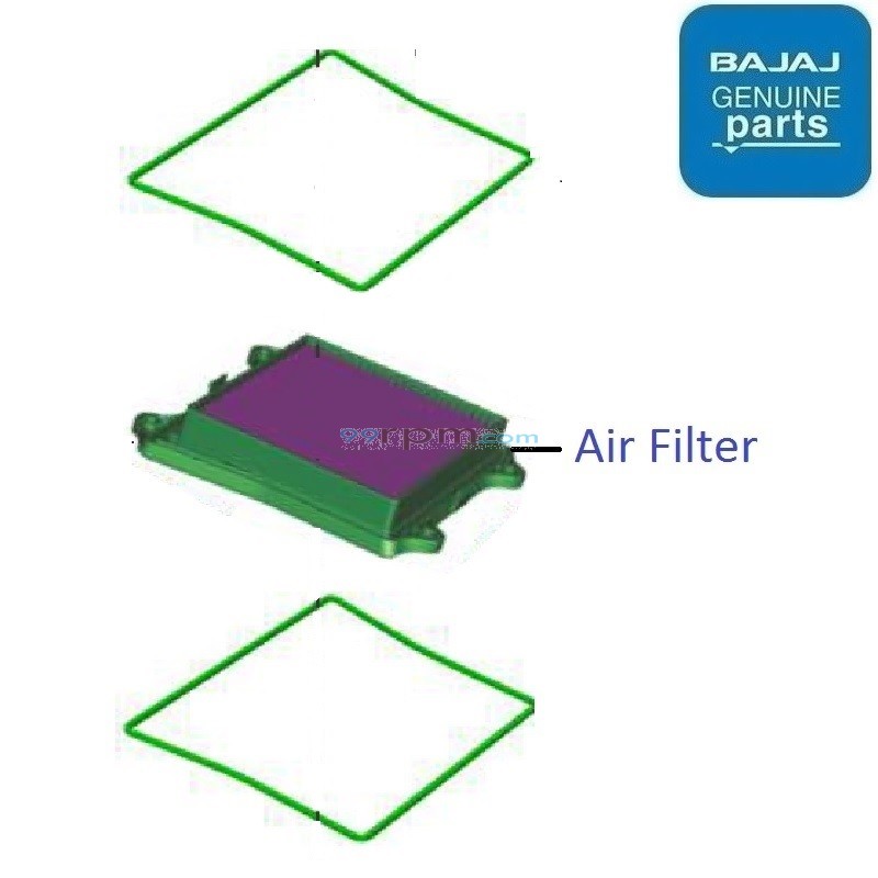 Bajaj Pulsar RS200 (BS6, 2021-2023): Air Filter