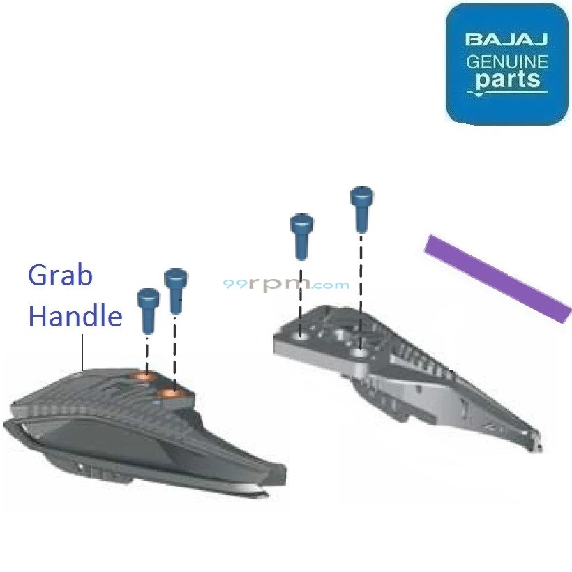 Bajaj Pulsar RS200 (BS6, 2021-2023): Rear Seat Grab Handle