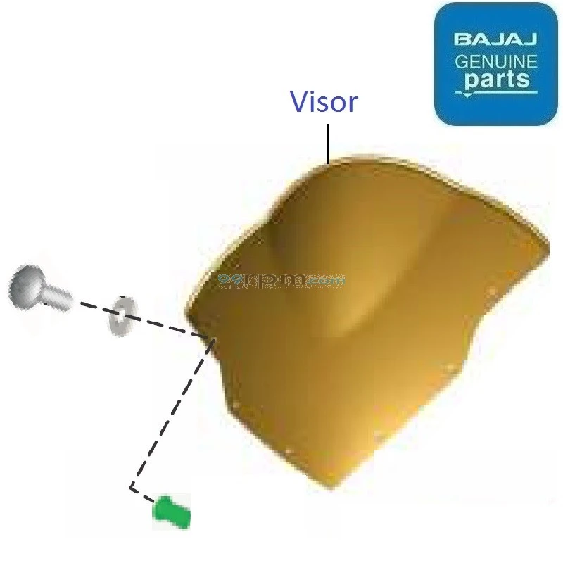 Bajaj Pulsar RS200 (BS6, 2021-2023): Headlamp Visor