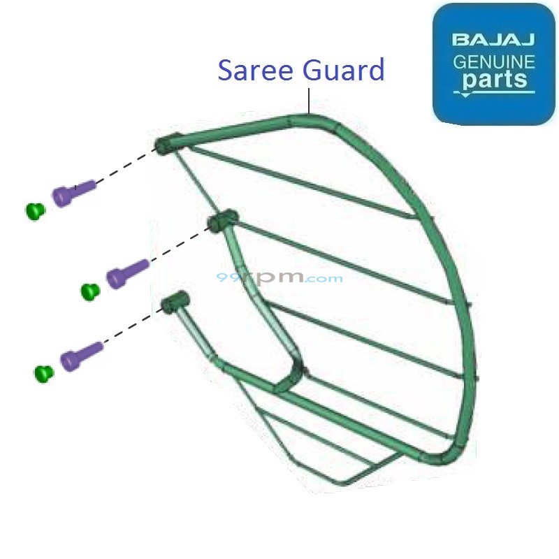 Bajaj Pulsar RS200 (BS6, 2021-2023): Saree Guard