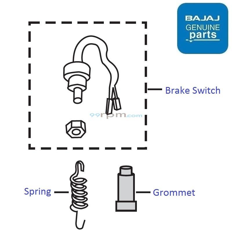 Bajaj Pulsar 220 DTS-Fi: Rear Brake Switch