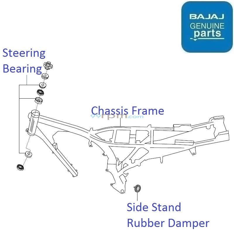 Bajaj XCD 125: Body Chassis