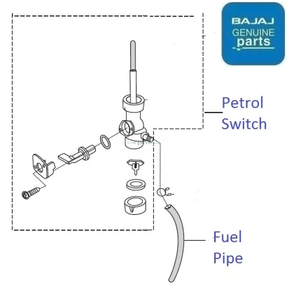 Bajaj Boxer BM150: Fuel Switch