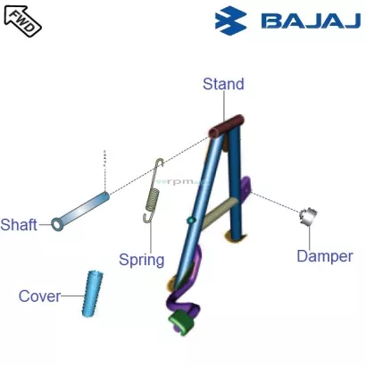 Bajaj Avenger Cruise 220 DTS-i: Center Stand