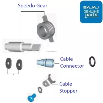 Bajaj CT100 BS6 (2020-21): Speedometer Gear
