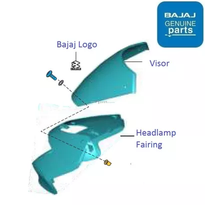 Bajaj CT110 (BS4, 2019-20): Headlamp Fairing