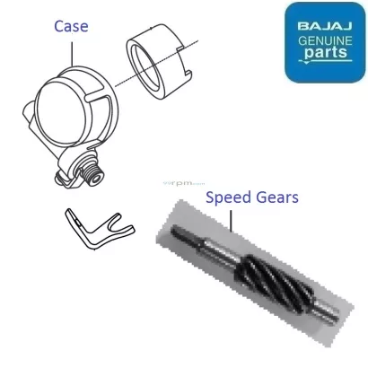 Bajaj Discover 125 Reintroduced(2015-2017): Speedometer Sensor (Disc ...
