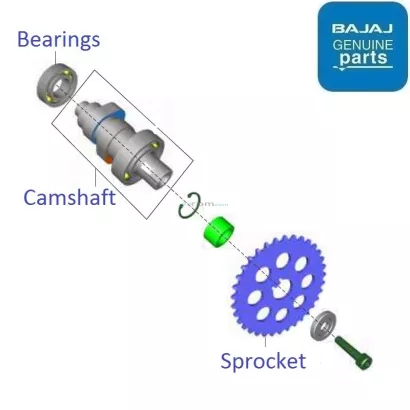 Bajaj Discover 125UG BS4 (2018-20): Camshaft