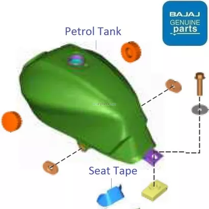 Bajaj Discover 125UG BS4 (2018-20): Fuel Tank