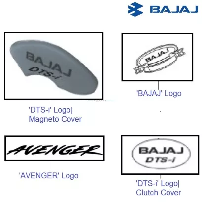 Bajaj Avenger 180 DTSi: Logos
