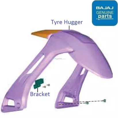 Bajaj Pulsar N160 (Single ABS, 2022-23): Tyre Hugger